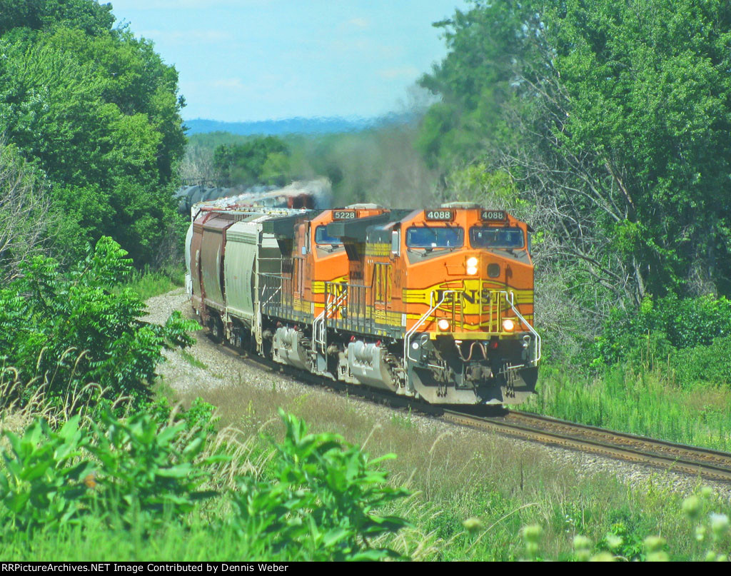BNSF 4088, CP's River Sub.